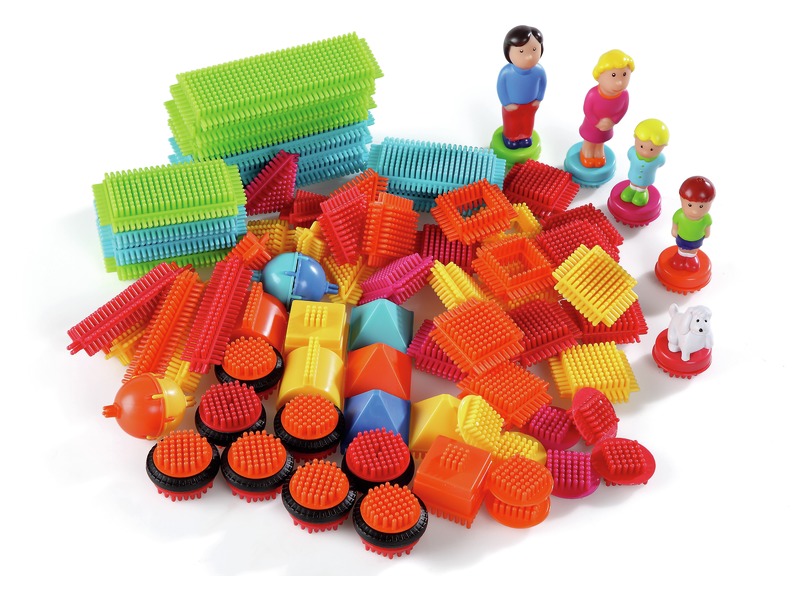 BRISTLE BLOCKS CONSTRUCTION SET Pack of 85 bricks - The