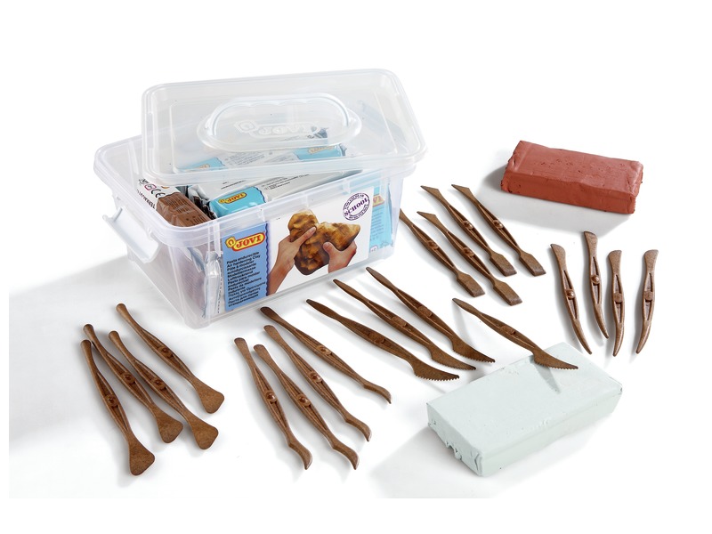 MODELLING CLAY SCHOOL PACK 7 x 500g blocks - WESCO