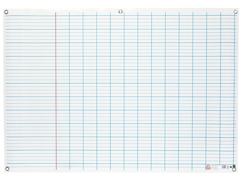 EDUCATIONAL WRITING PANELS Ruled paper - WESCO