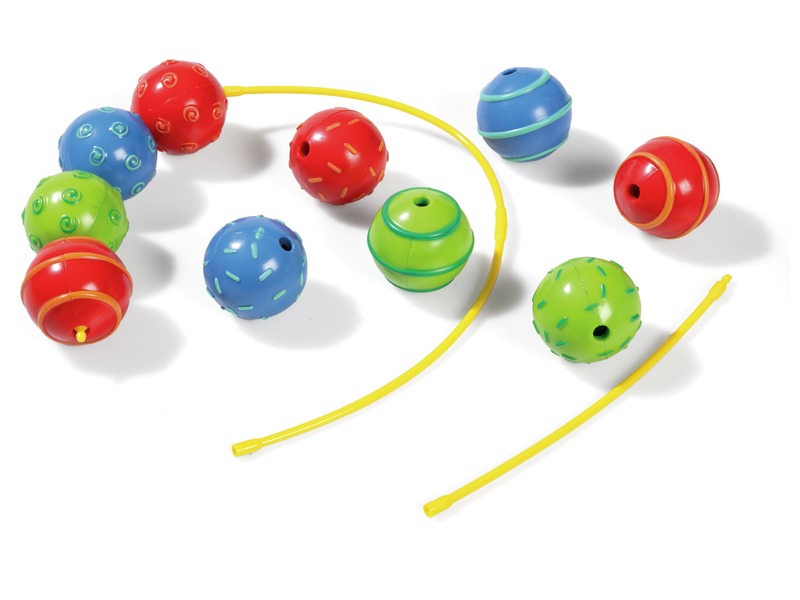 Ball threading LACING PLAY SET - BYGG OCH FINMOTORIK