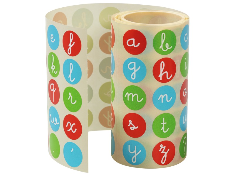 STICKERS Lower-case alphabet - WESCO - Mtiprodukter.se